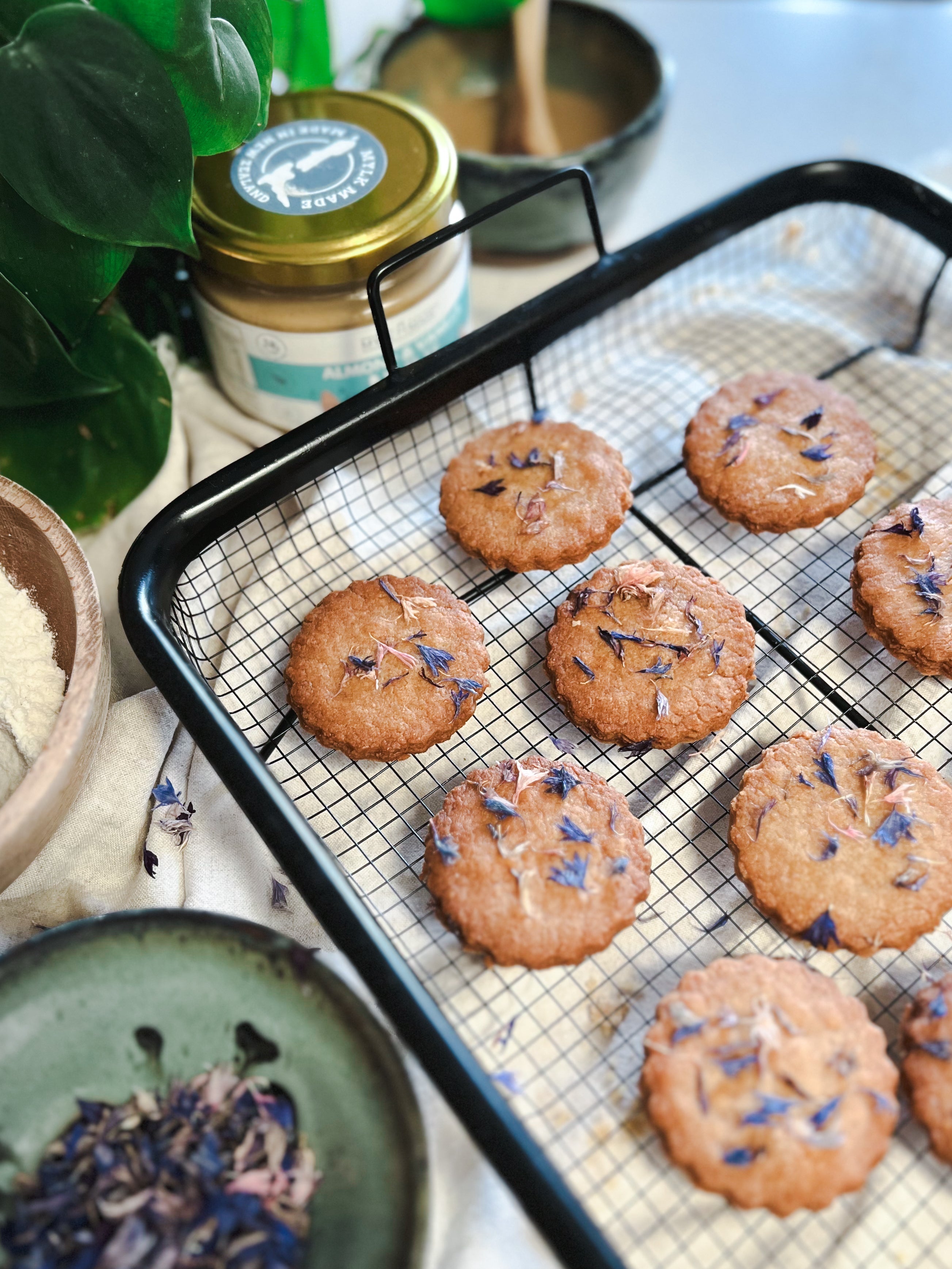 Almond & Vanilla Mylk Cookies – Mylk Made - Nut and Seed Mylk Bases