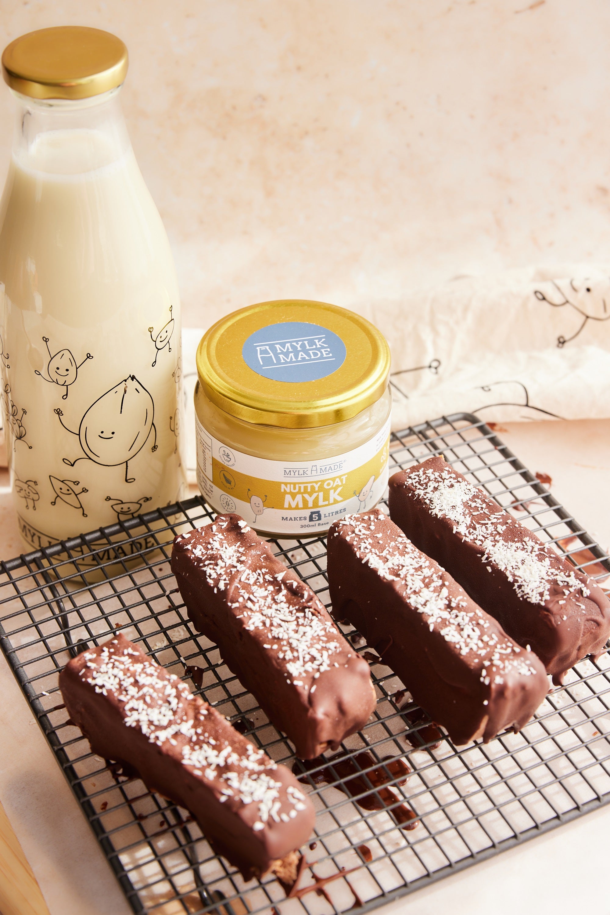 Dairy Free Peanut, Cashew & Cacao Fudgey Bars – Mylk Made - Nut and ...