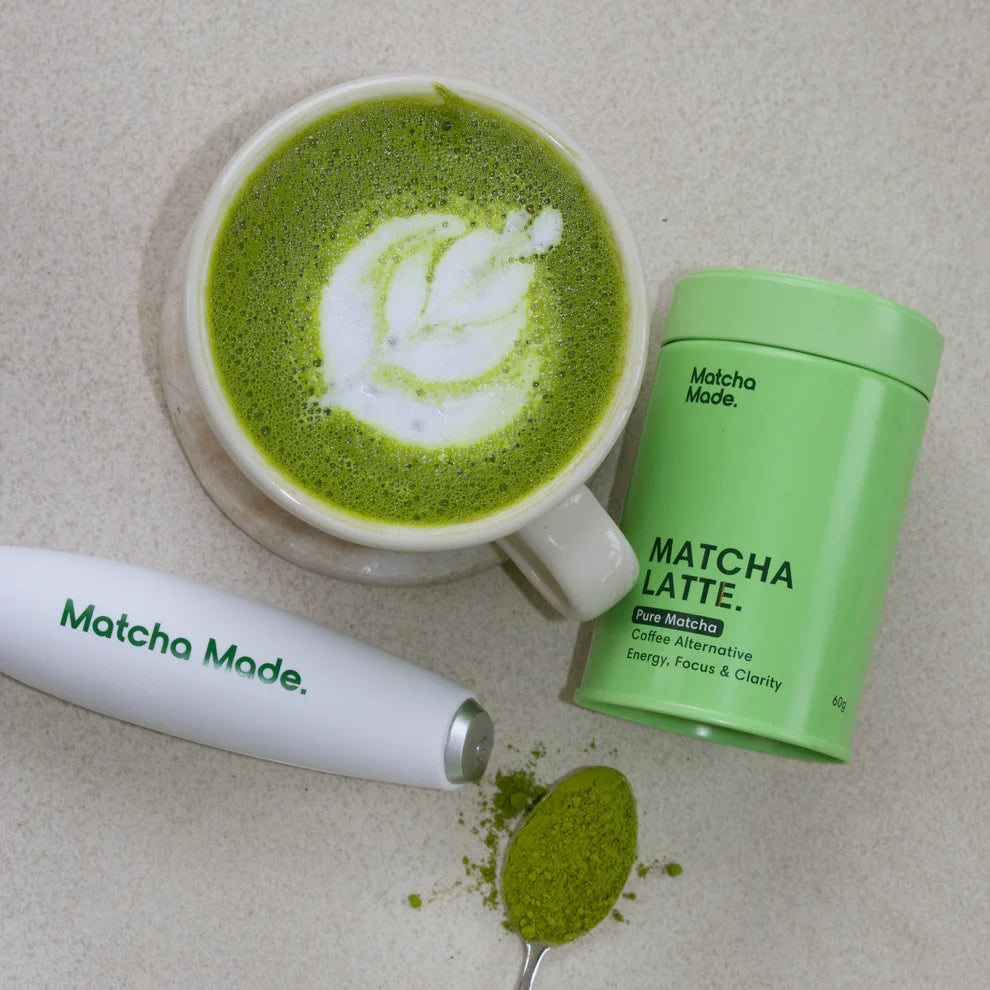 Matcha Made - Pure Matcha Latté - 60g – Mylk Made - Nut and Seed Mylk Bases